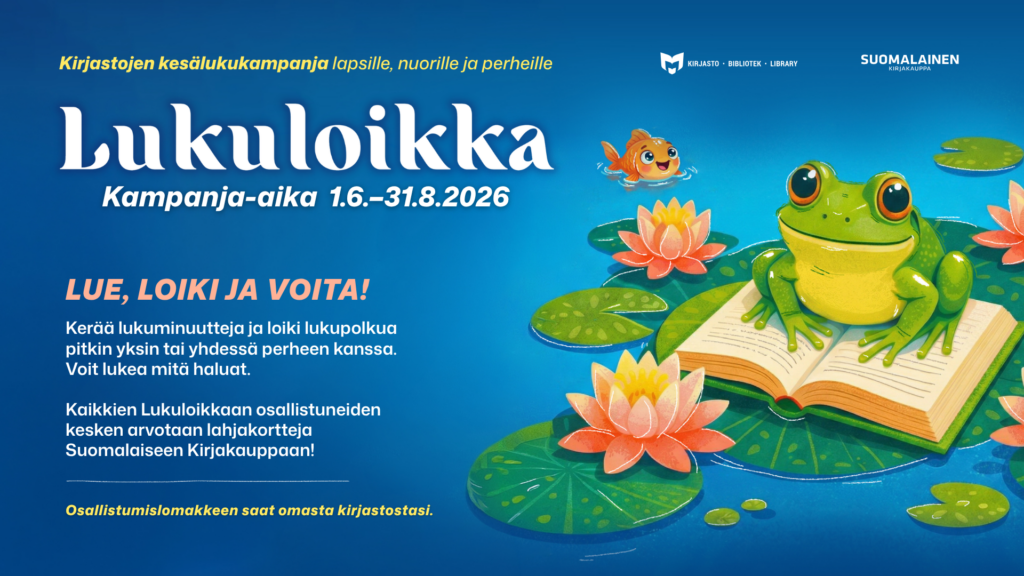 Lukuloikka-lukukampanja haastaa kuusamolaiset lukemaan läpi kesän ...